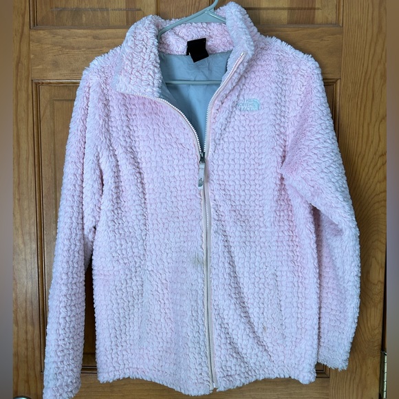 The North Face | Jackets & Coats | The Nortn Face Pink Fuzzy Jacket ...